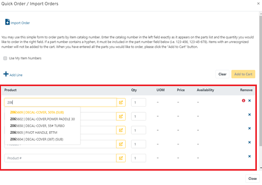 Parts and Warranty Portal Instructions – ASP Library
